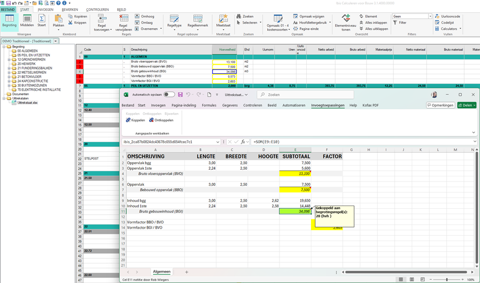 Slimmer begroten met de nieuwe Excel-uittrekstaat in Ibis Calculeren ...